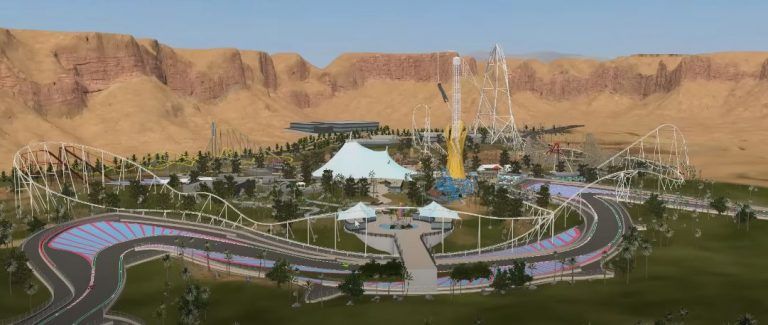 ทุบทุกสถิติโลก! Six Flags เปิดตัว "Falcon's Flight" รถไฟเหาะที่สูง-เร็ว ...